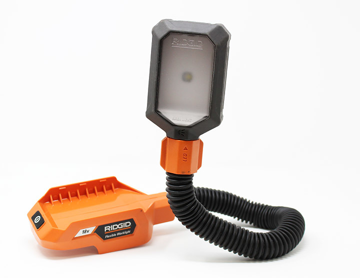 RIDGID 18 VOLT FLEXIBLE DUAL MODE LED WORKLIGHT (TOOL ONLY) | Golden Pawn