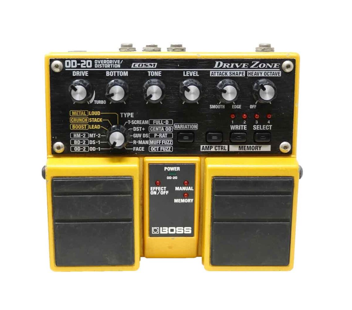 BOSS OD 20 DRIVE ZONE PEDAL | Golden Pawn