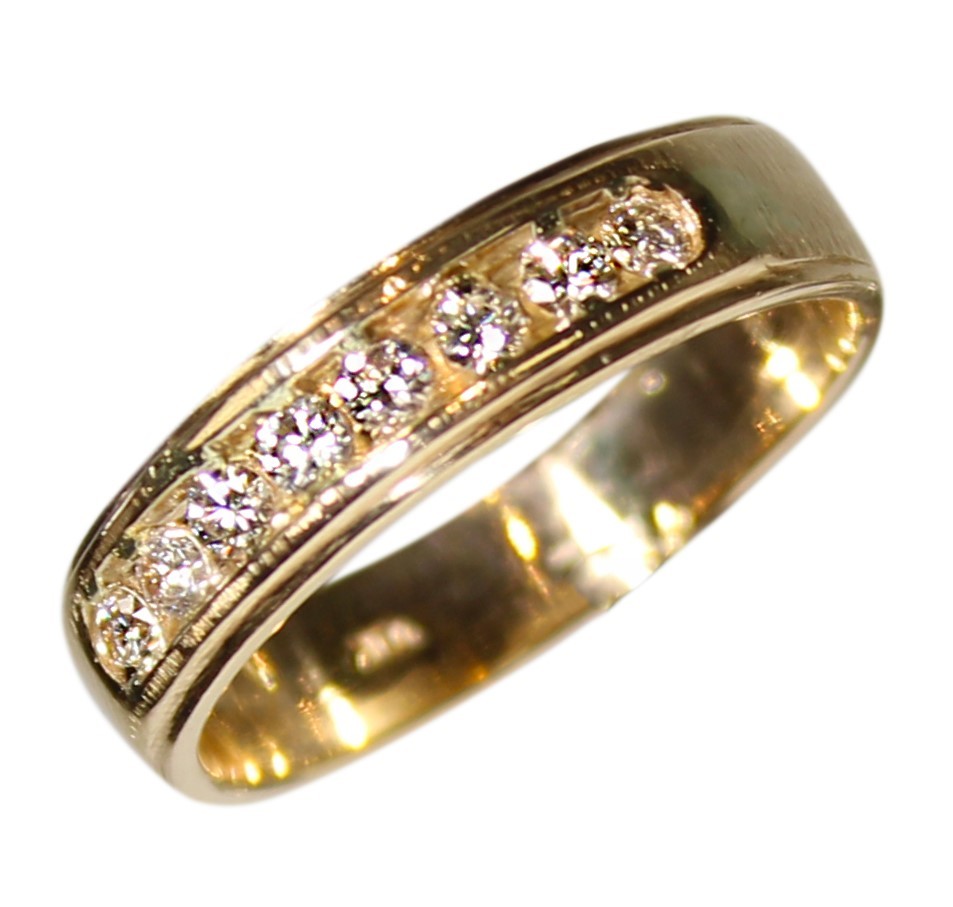 10 KT YELLOW GOLD WITH RING WITH 8 DIAMONDS | Golden Pawn