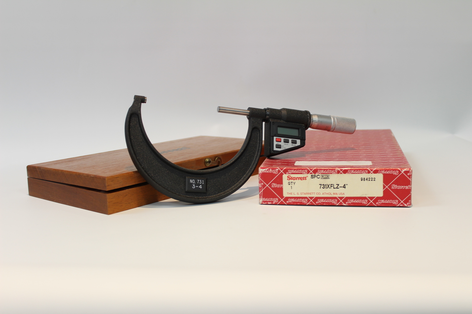 STARRETT #731, 3 - 4" DIGITAL MICROMETER NEW! | Golden Pawn