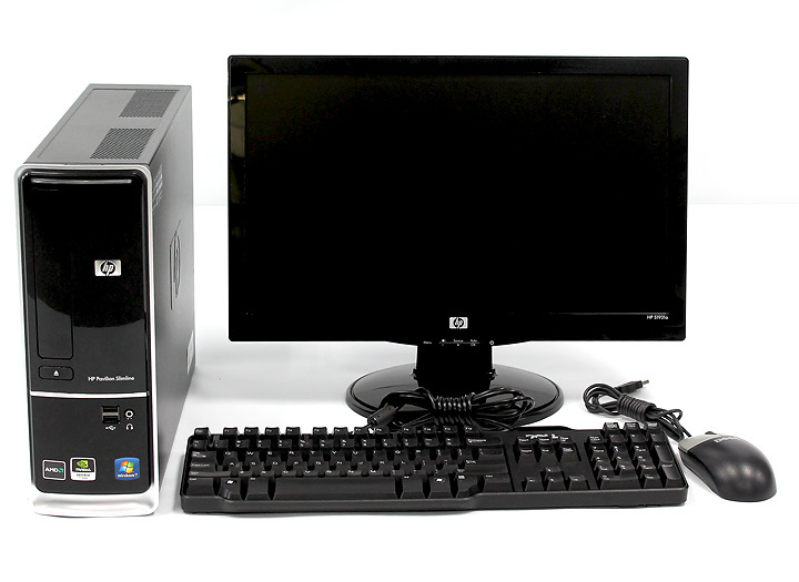 HEWLETT PACKARD SLIMLINE DESKTOP COMPUTER COMPLETE | Golden Pawn